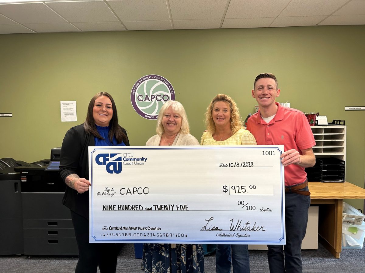 CAPCO Receives Donation from CFCU Community Credit Union!