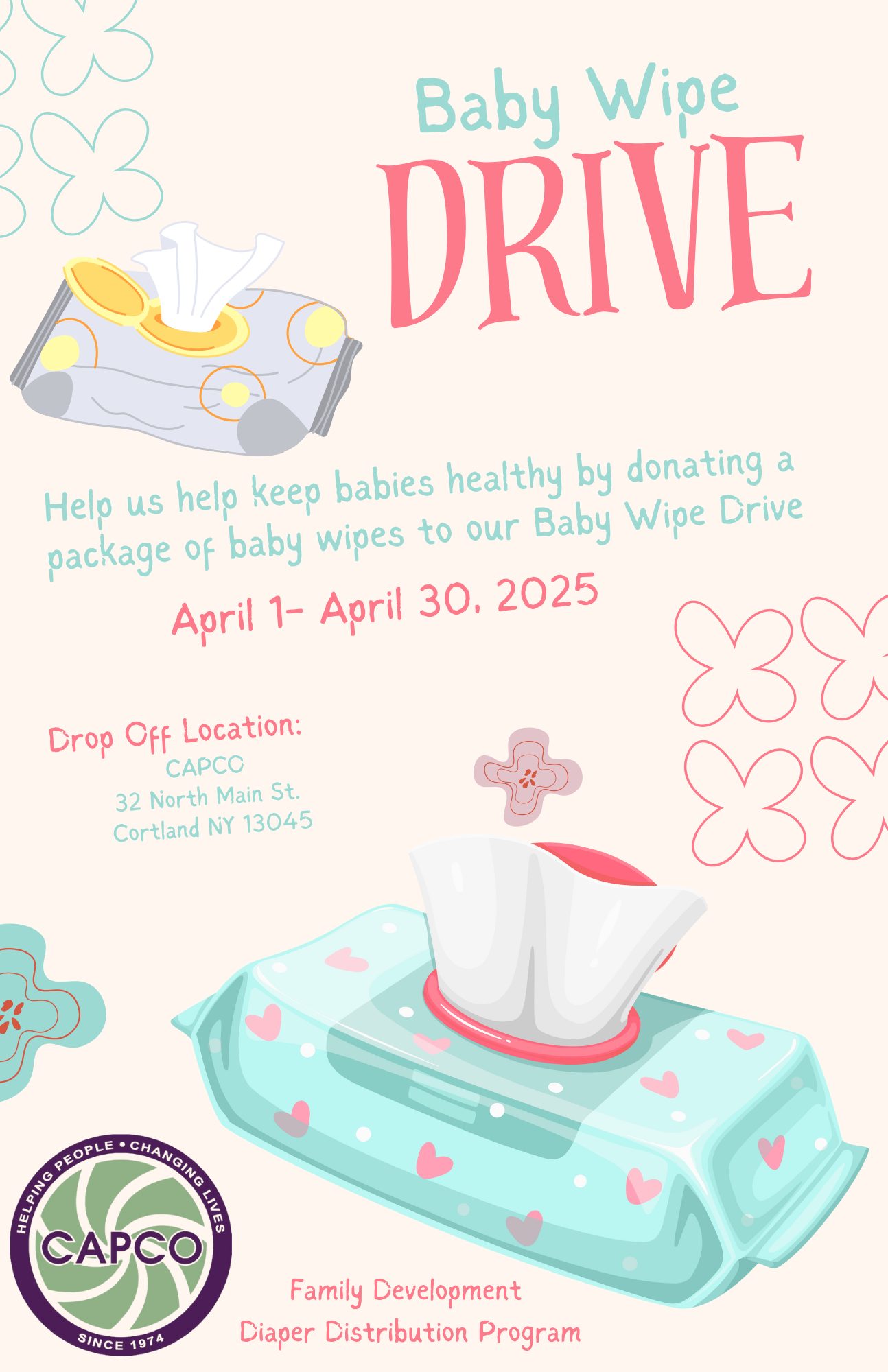 2025 Baby wip drive | Cortland County Community Action Program, Inc.